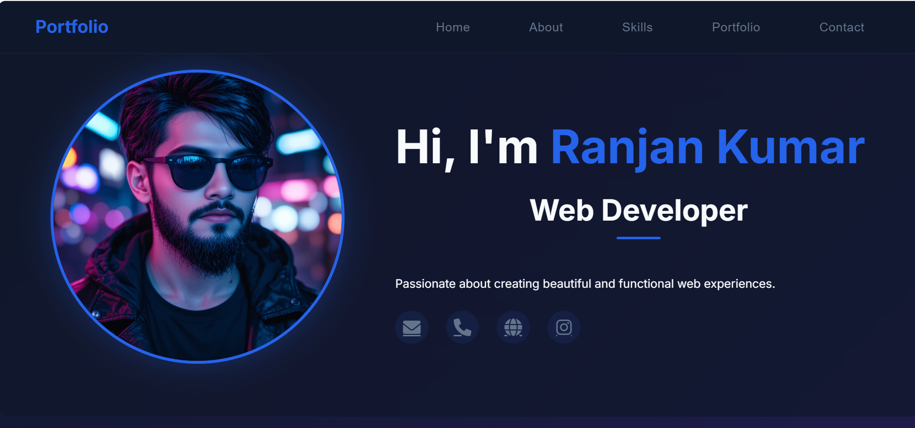 Ranjan Kumar - Web Developer